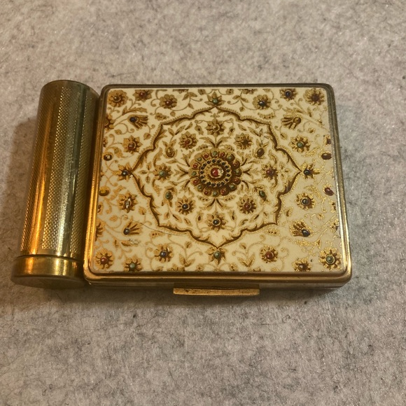 Stratton | Makeup | Vintage Stratton Lipstick Powder Compact | Poshmark